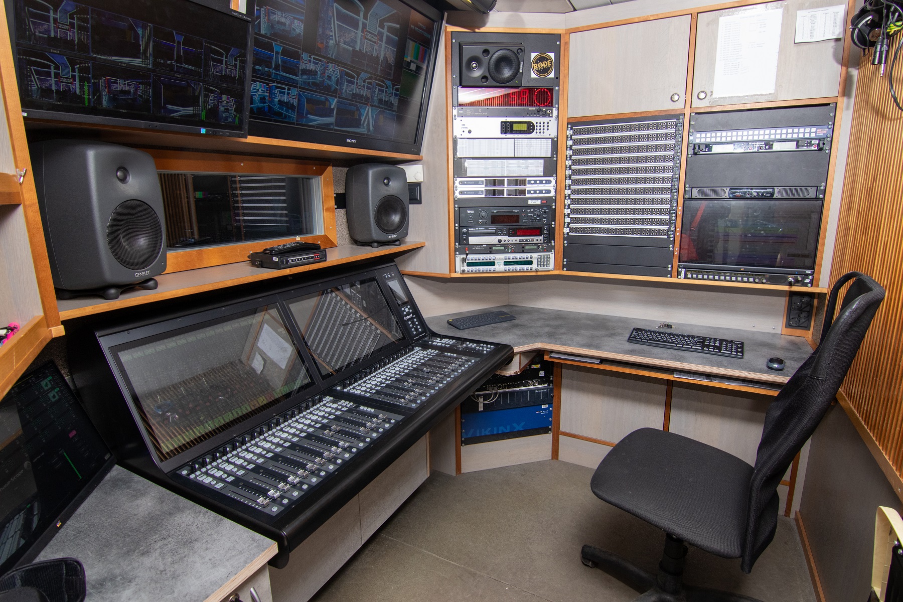 Modernization of audio and video mixers at PTS-2 of Inter TV channel ...